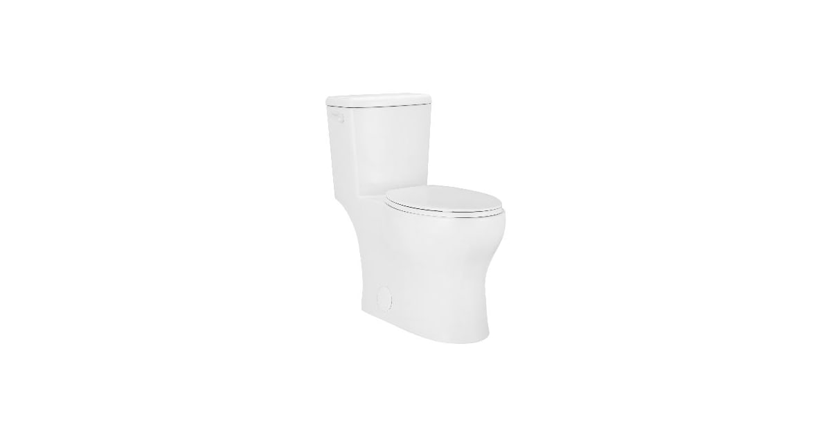 Niagara Conservation 330101LWH Phantom 0.8 GPF One Piece 12” Rough-in ...