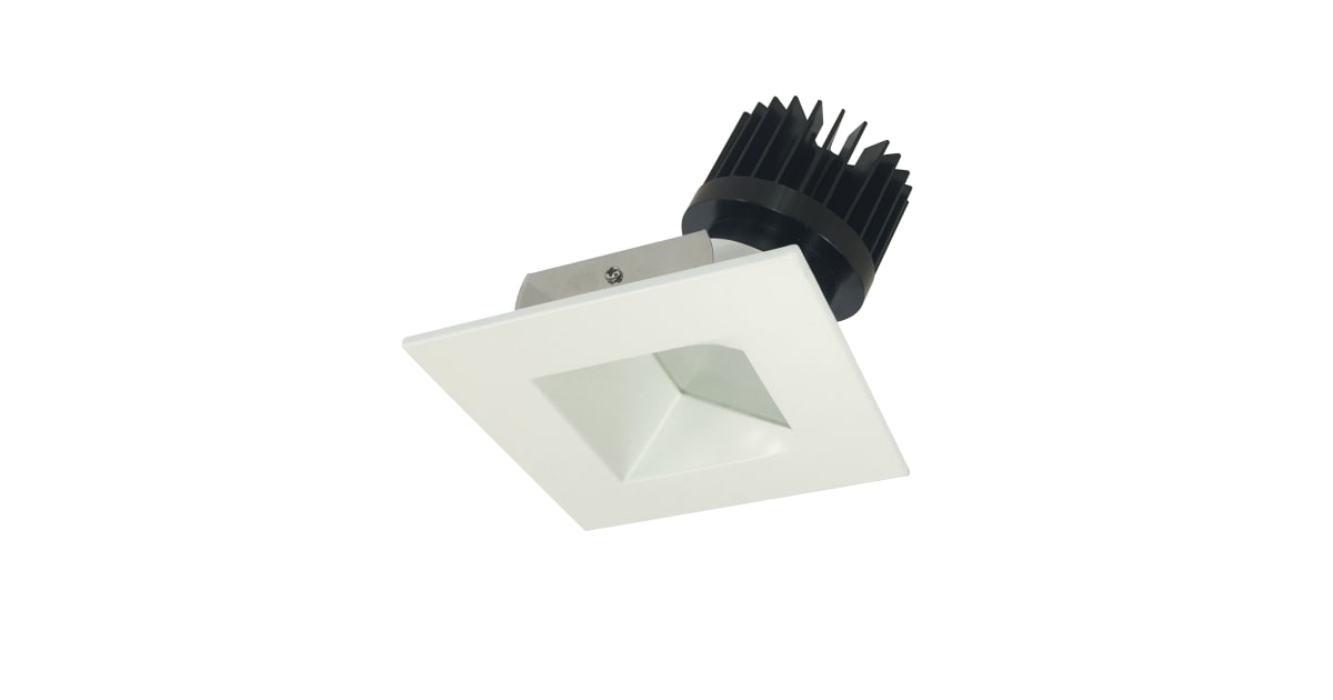 Nora Lighting NIO-4SW50XMPW/HL Iolite 4" LED Square Recessed Trim ...