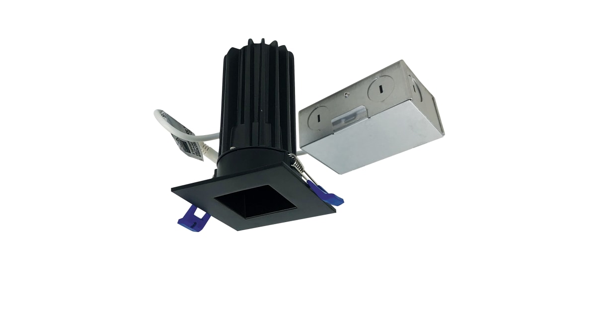 Nora Lighting NM2-2SDC8527BB M2 LED Canless Recessed Fixture 2" Square ...