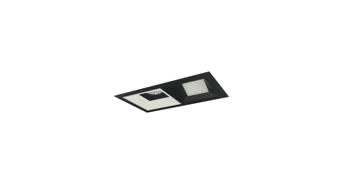 Nora Lighting NMIOT-12-B-FW-30X-10-BMPW Iolite 5" Integrated LED Square ...