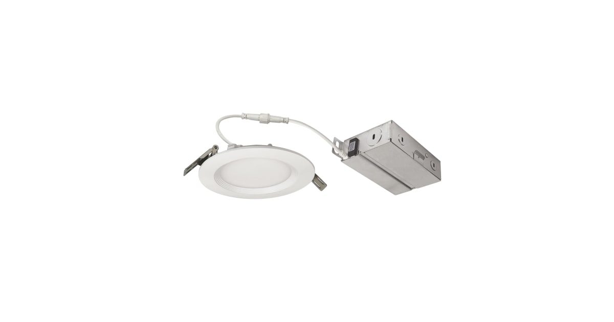 Nora Lighting NEFLINTW-R4MPW 4 Inch E-Series FLIN Round LED Downlight ...