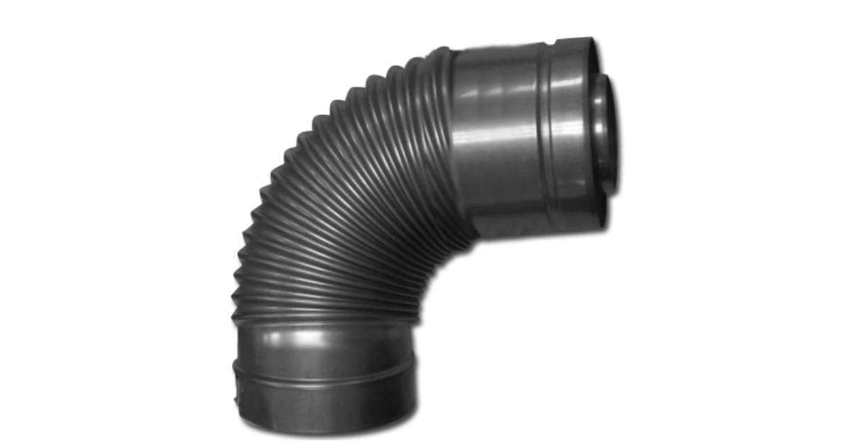 Noritz CVP-90ELB Concentric 90 Degree Stainless Steel Venting ...