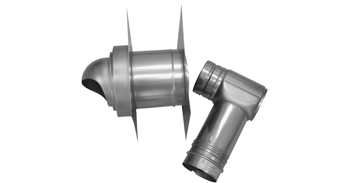Noritz VK4-H-8-1 Single-Wall, Horizontal Termination Vent Kit ...