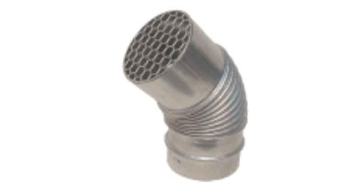 Noritz VT5-S45 5" Diameter 45 Degree Bird Screen Horizontal Vent ...