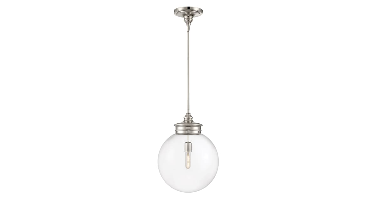 Norwell Lighting 4801-PN-CL Emma 14" Wide Pendant | Ferguson Home