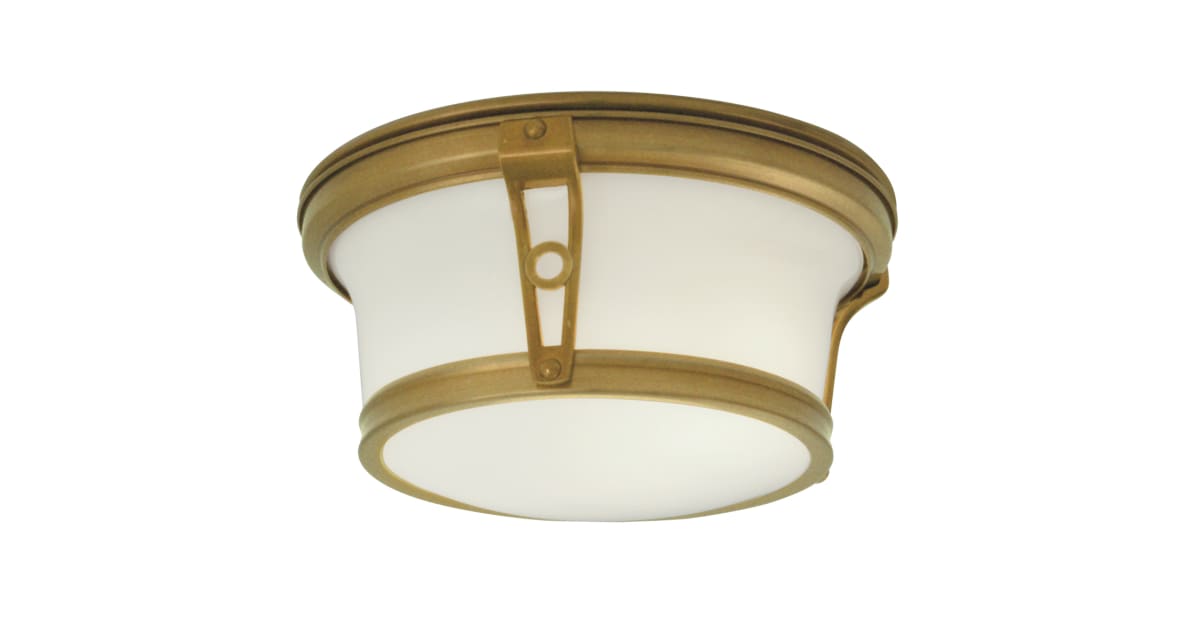Norwell Lighting 5383-AG-SO Leah 2 Light 13" Wide Flush Mount Ceiling ...