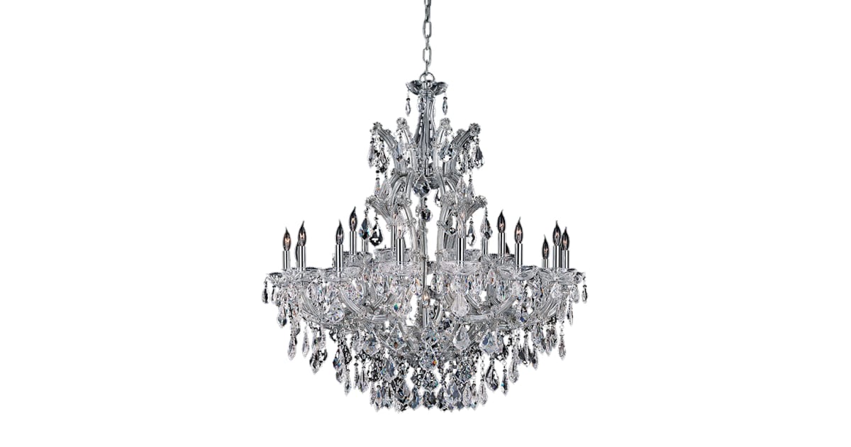 Nulco 110-21-CH-03 Crystal Twenty-One Light Up Lighting Chandelier from ...