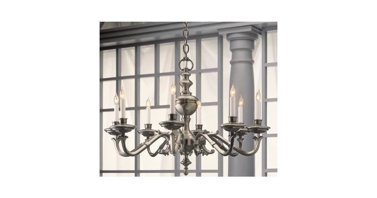 Nulco 1848-03 Eight Light Up Lighting Chandelier from the Federal ...