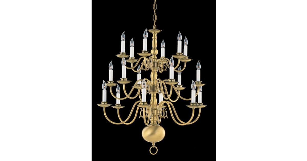 Nulco 1918-03 Eighteen Light Up Lighting Two Tier Chandelier from the ...
