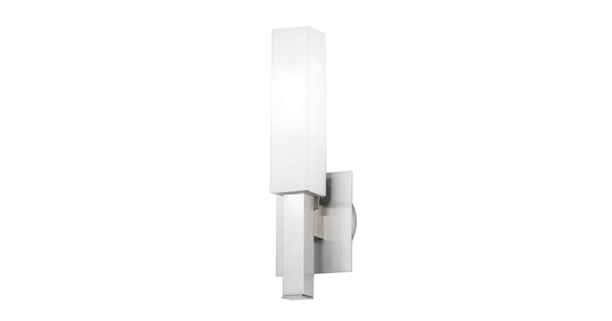 Nulco 3371-28 Contemporary / Modern Single Light Up Lighting Bathroom ...