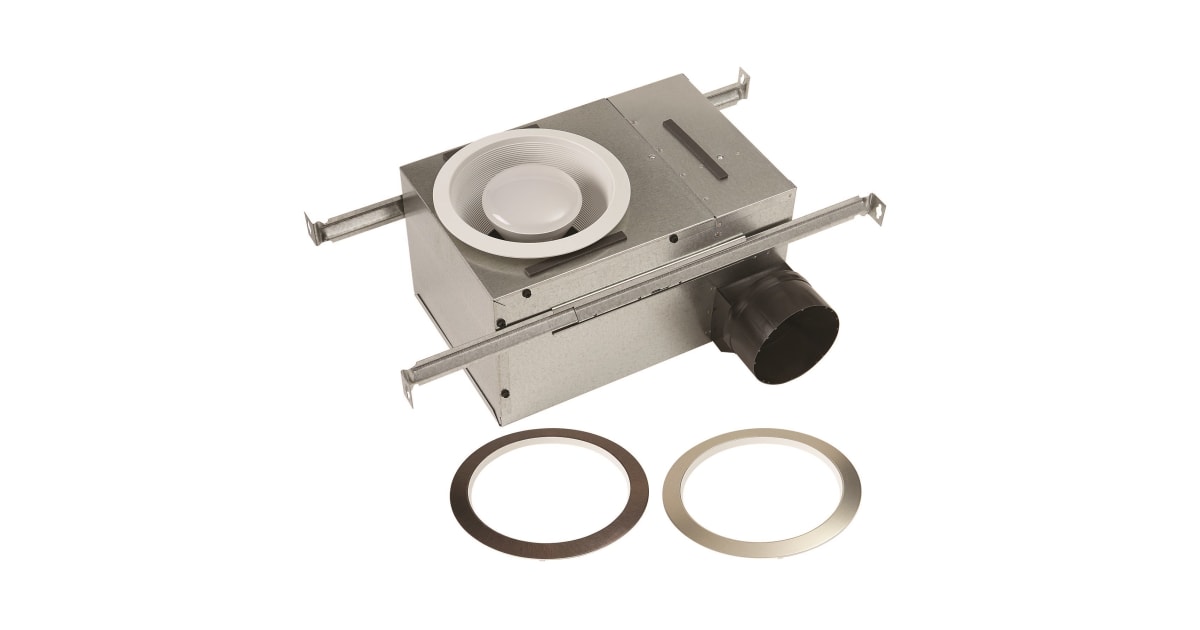 NuTone 744RNL 80 CFM 2 Sone Ceiling Mounted Exhaust Fan With LED Light ...