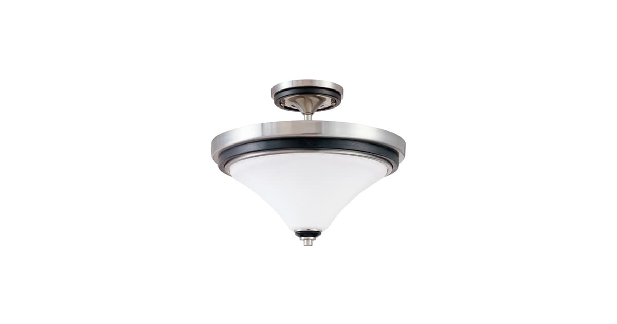 Nuvo Lighting 60/2461 Two Light Down Lighting Semi Flush Ceiling ...