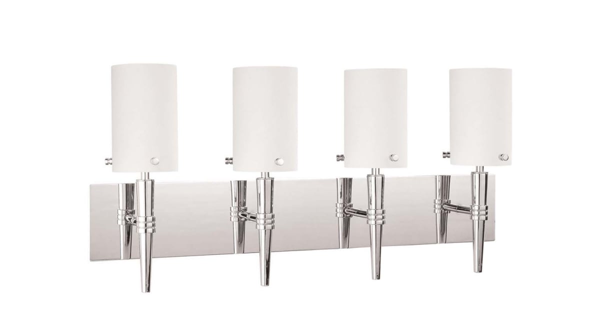Nuvo Lighting 60/3869 Four Light Reversible Lighting 29" Wide Bathroom ...