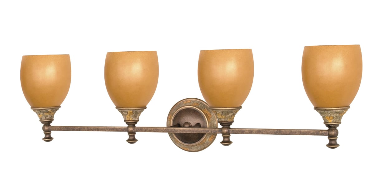 Nuvo Lighting 60/474 Four Light Reversible Lighting 37" Wide Bathroom ...