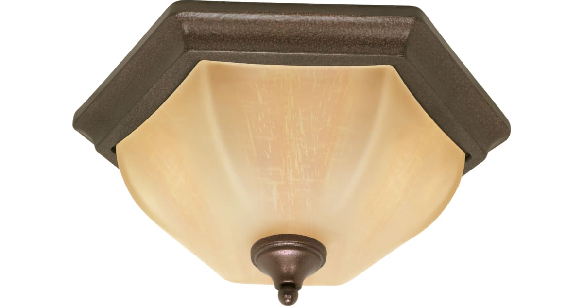 Nuvo Lighting 60/056 Normandy 2 Light 15-1/2" Wide Flush Mount Ceiling ...