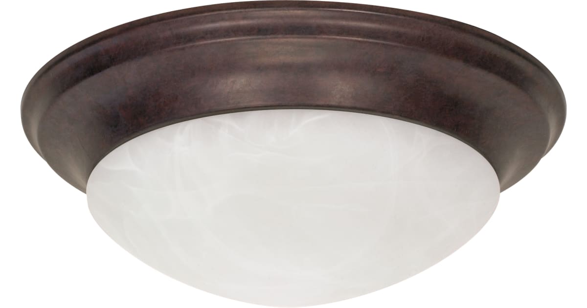 Nuvo Lighting 60/282 3 Light 17" Wide Flush Mount Bowl Ceiling Fixture ...