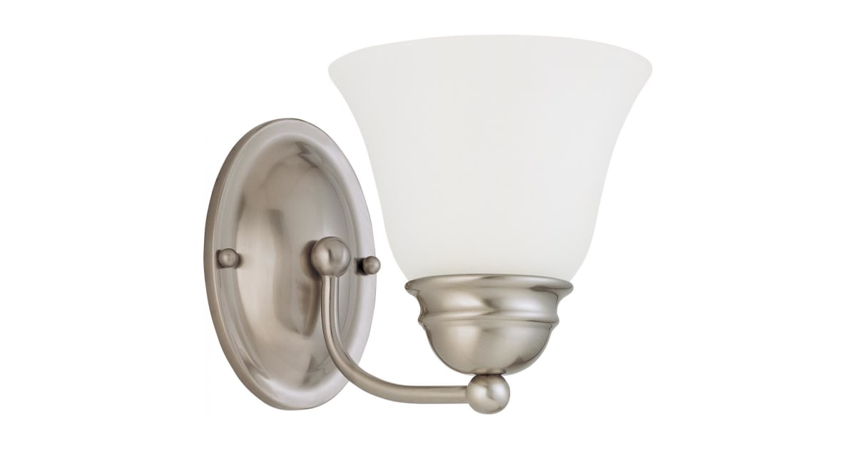 Nuvo Lighting 60/3264 Empire Single Light 6-1/4" Wide Bathroom Sconce ...