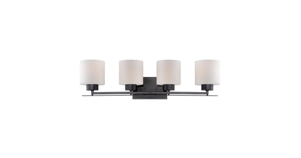Nuvo Lighting 60/5304 Parallel 4 Light 29" Wide Bathroom Vanity Light ...