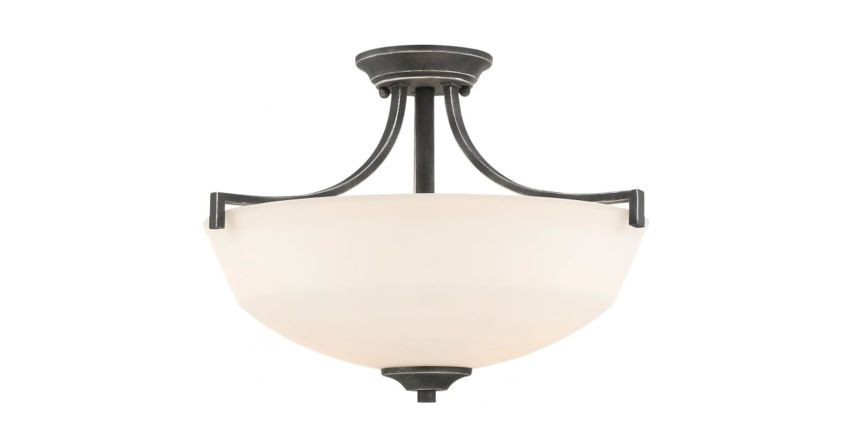 Nuvo Lighting 60/6369 Chester 2 Light 15-3/4" Wide Semi-Flush Bowl ...