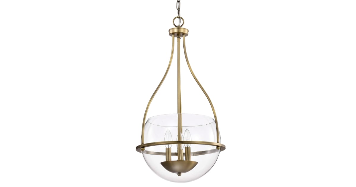 Nuvo Lighting 60/7818 Amado 3 Light 14" Wide Pendant with Shade ...