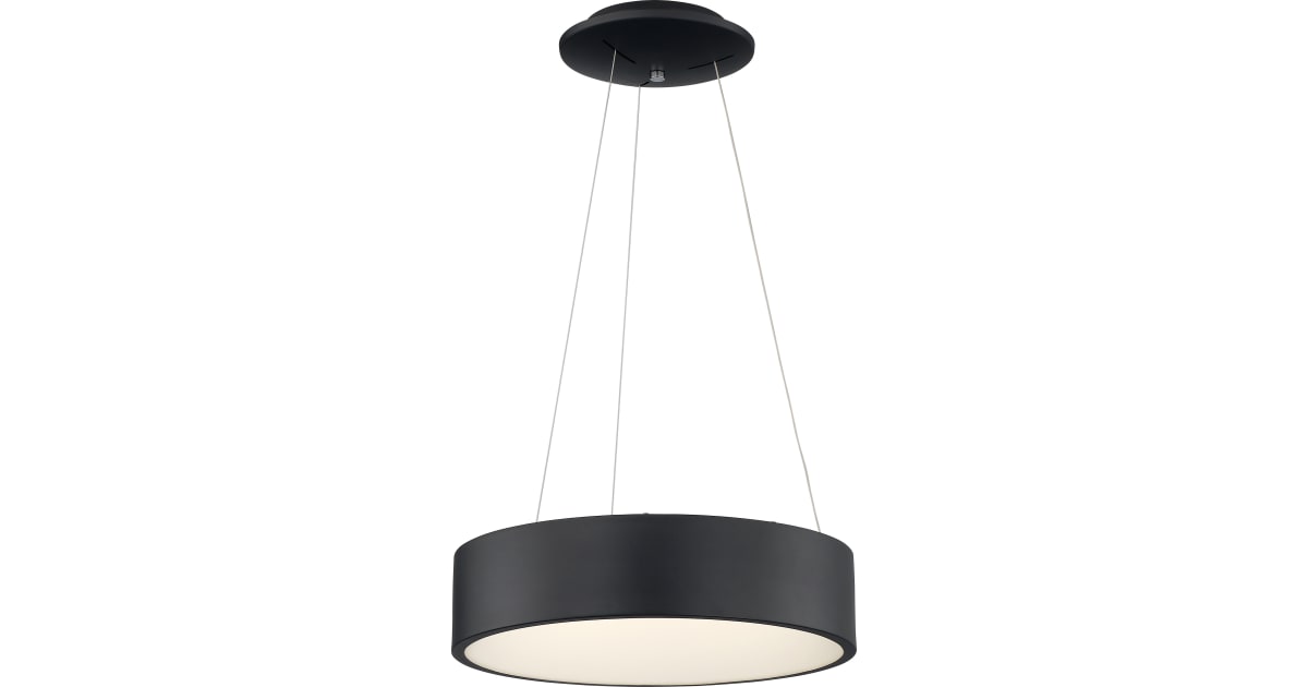 Nuvo Lighting 62/1458 Orbit Single Light 24" Wide LED Drum Chandelier ...
