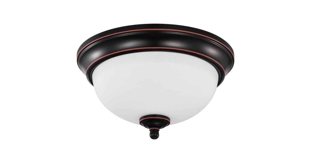 Nuvo Lighting 62/1557 11" Wide LED Flush Mount Bowl Ceiling Fixture ...