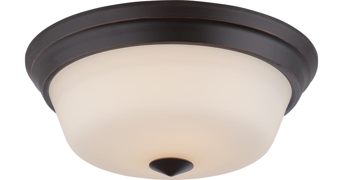 Nuvo Lighting 62/373 Calvin 2 Light 13" Wide LED Flush Mount Ceiling ...