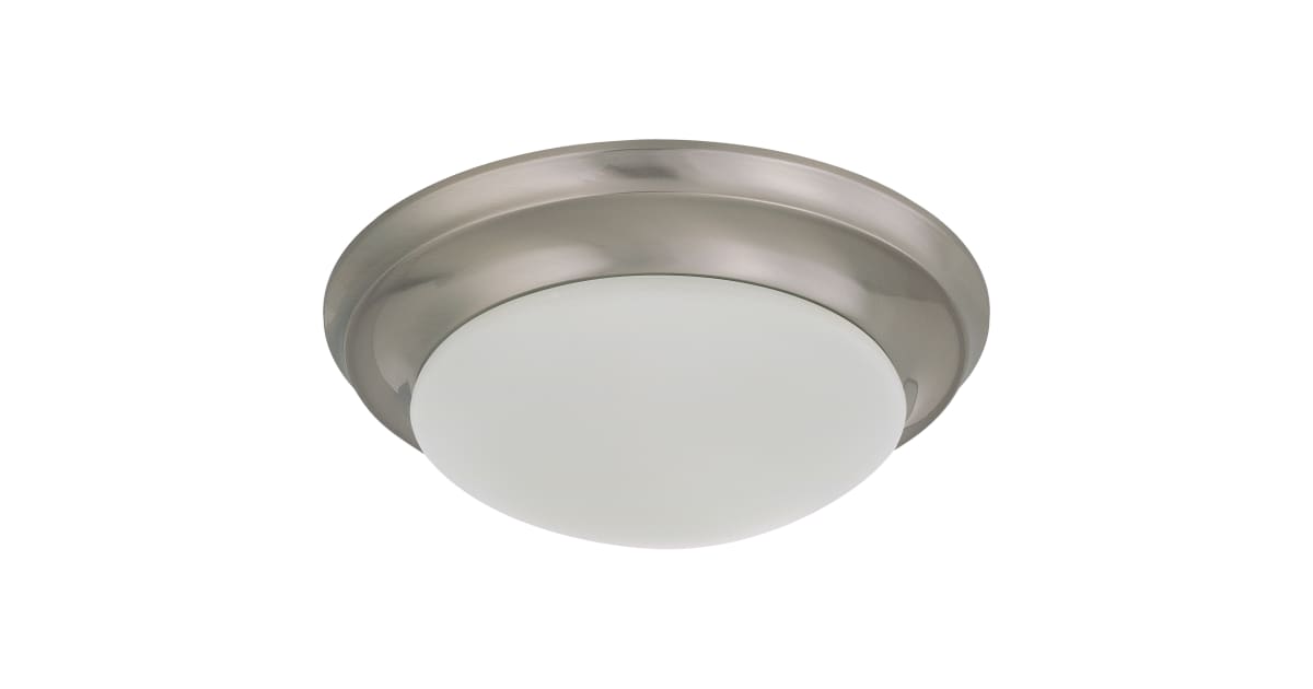 Nuvo Lighting 62/686 Twist Lock 12" Wide LED Flush Mount Bowl Ceiling ...