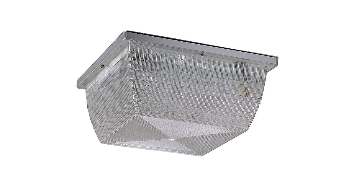 Nuvo Lighting 65/034R Architectural 2 Light Outdoor Flush Mount Ceiling ...