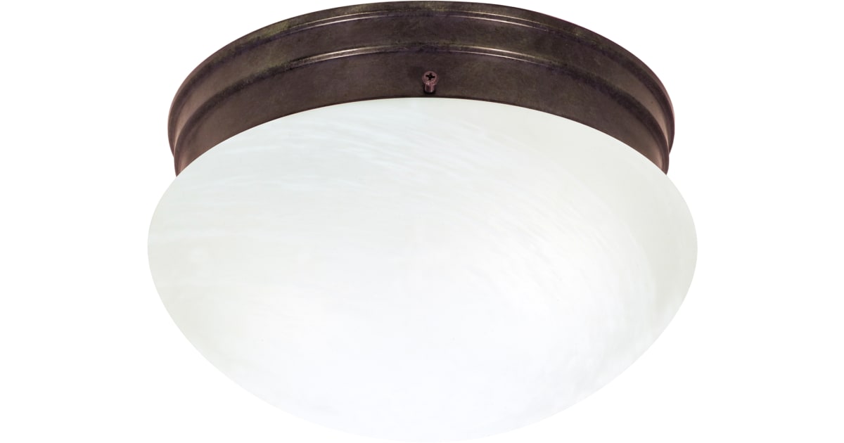 Nuvo Lighting SF76/673 2 Light 9-1/2" Wide Flush Mount Bowl Ceiling ...