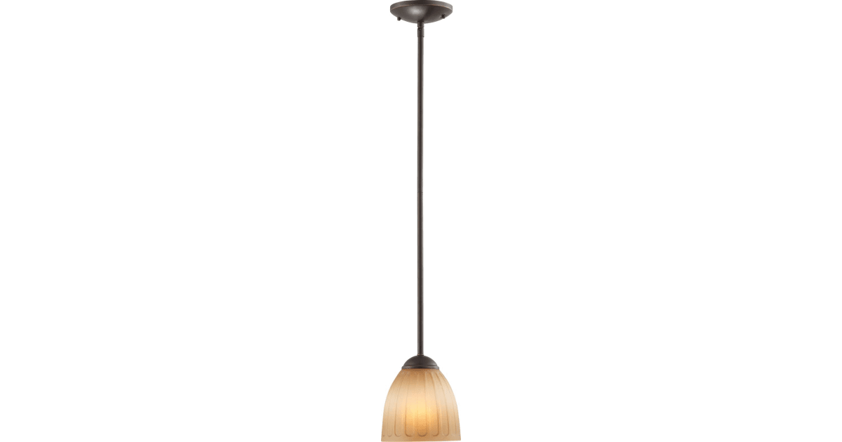 Nuvo Lighting 60/4229 Carousel Single Light Mini Pendant with Auburn ...