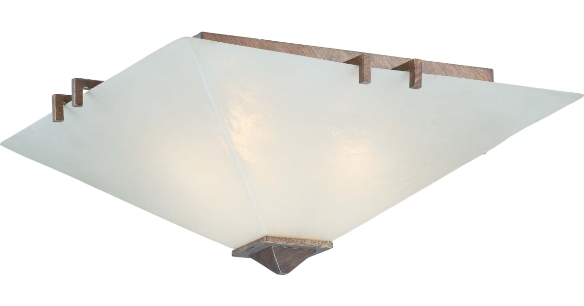 Nuvo Lighting 60/4405 Ratio Three Light Flush Ceiling Fixture with ...