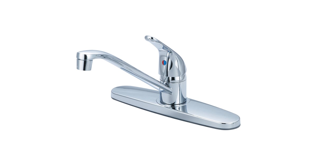 Olympia Faucets K-4160H Elite 1.5 GPM Widespread Kitchen Faucet with 7 ...