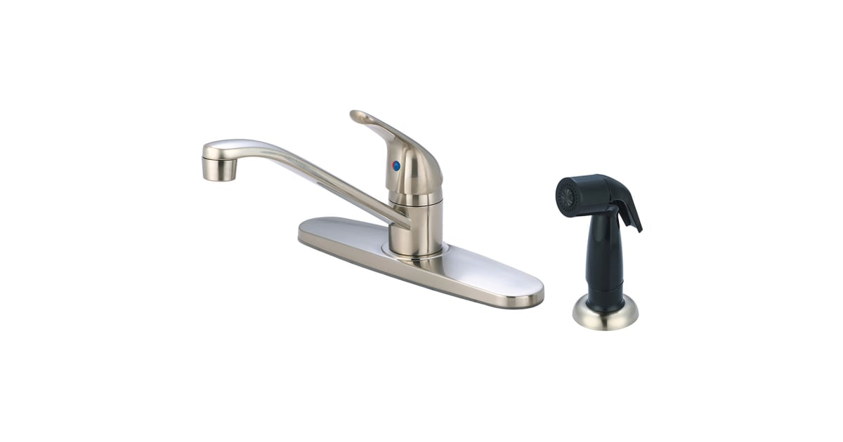 Olympia Faucets K-4161H-BN Elite 1.5 GPM Widespread Kitchen Faucet with ...