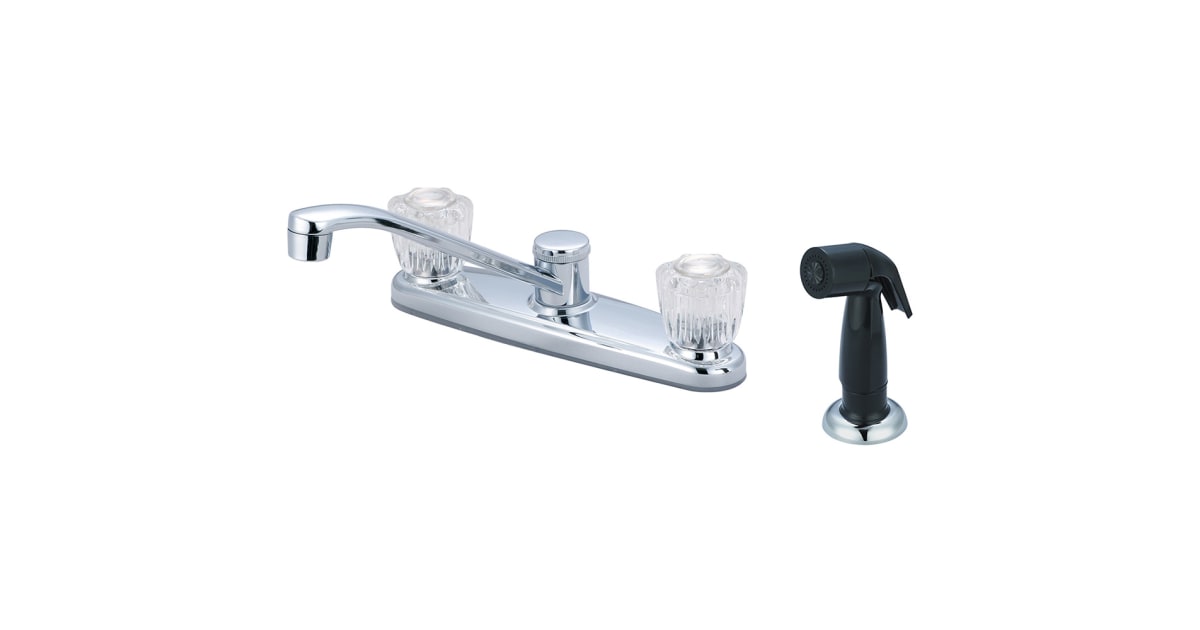 Olympia Faucets K-5121 Elite 1.5 GPM Widespread Kitchen Faucet with 7-9 ...