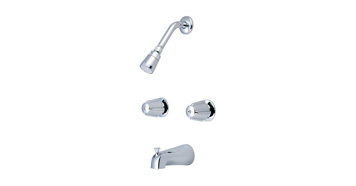 Olympia Faucets P-1210 Elite 1.5 GPM Tub and Shower Trim Package - Includes Single Function ...