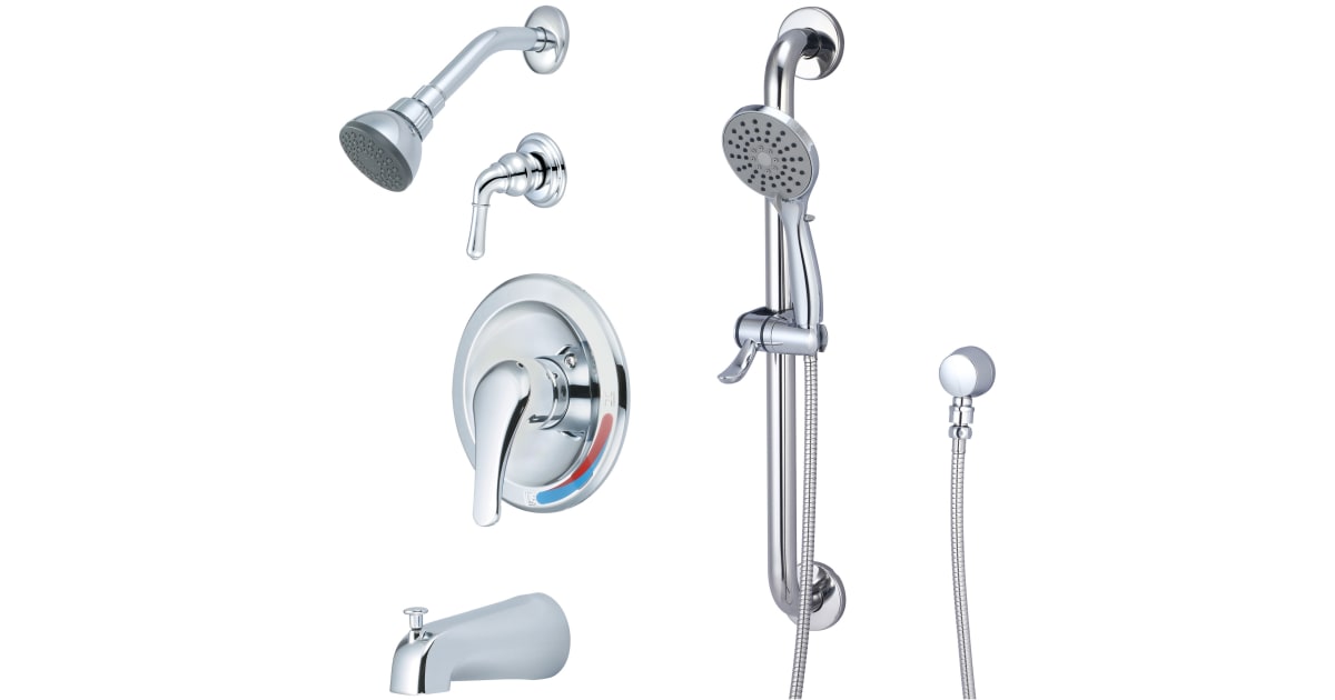 Olympia Faucets T-2300-ADA Elite Tub and Shower Trim Package with 1.5 ...