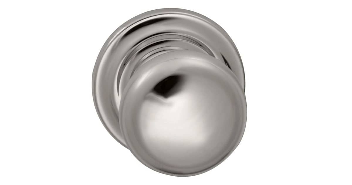 Omnia 458TD/238F.PA14 Passage Knobset with Traditional Rosette - 2-3/8 ...