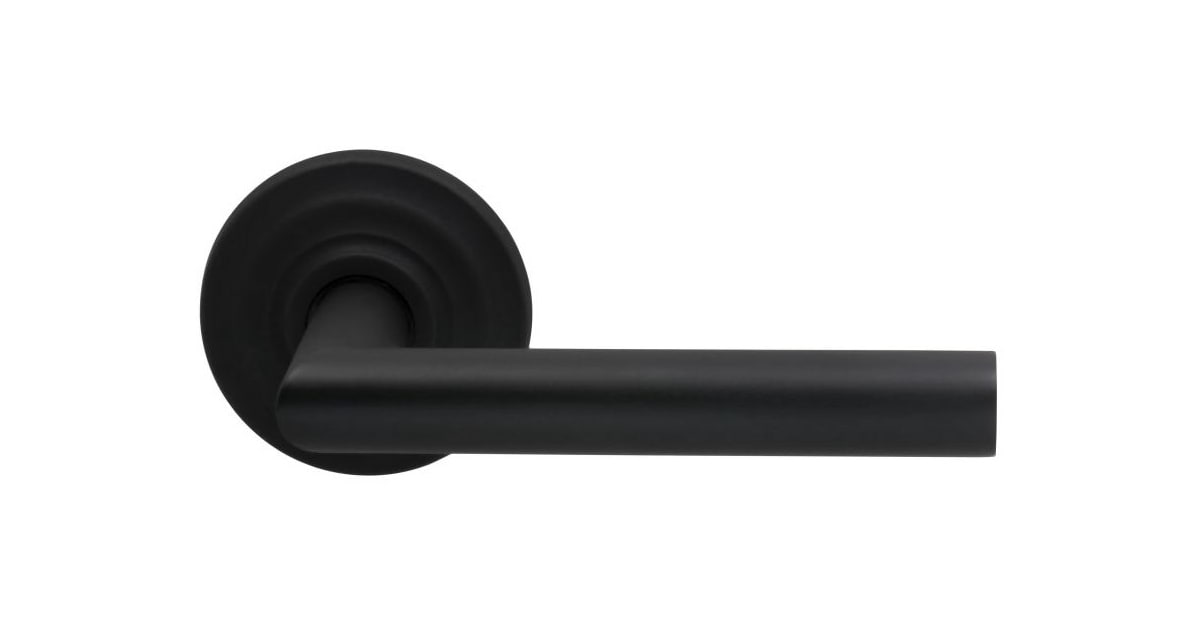Omnia 912TD/238F.PR10B Privacy Door Lever Set with Modern Lever and ...