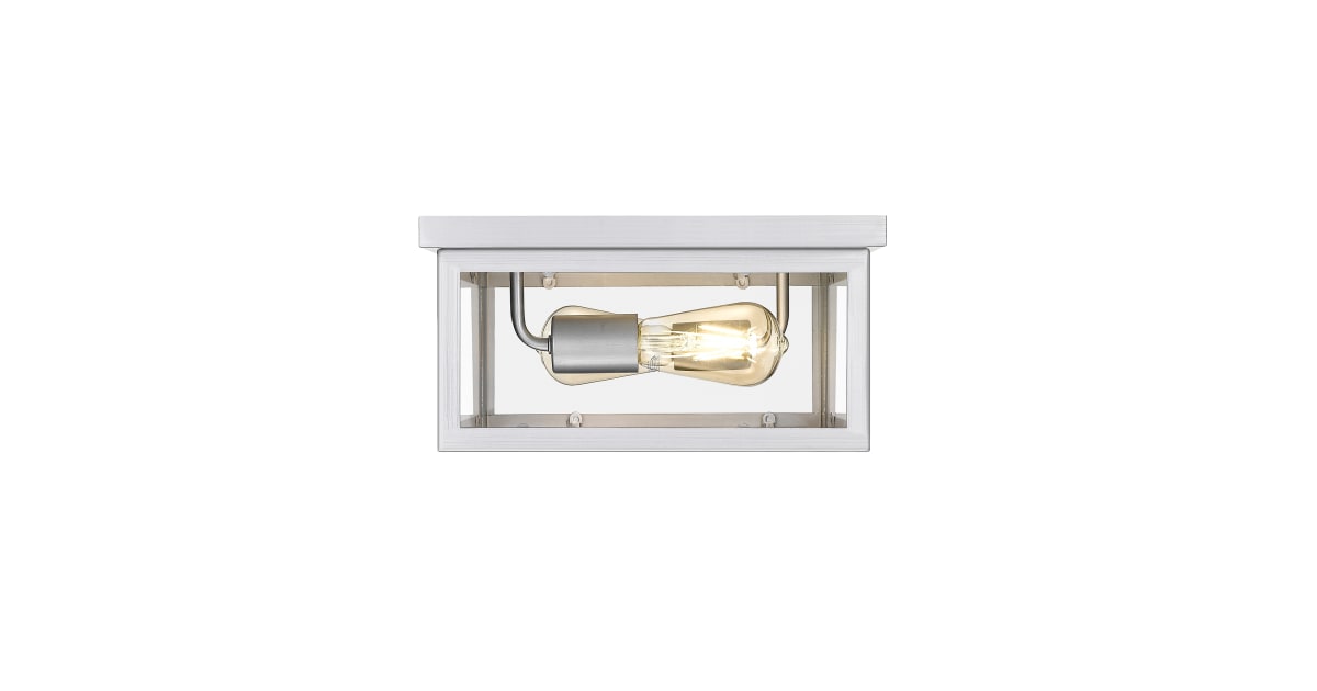 Ove Decors 15LFMR-LOI912-LNBKY Lois 2 Light 12" Wide LED Flush Mount ...