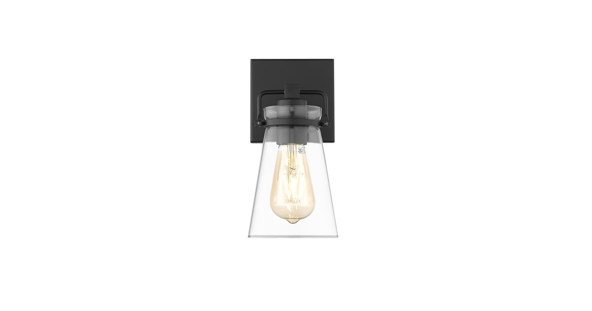 Ove Decors 15LVAR-CLA705-PBLKY Clark 10" Tall LED Bathroom Sconce ...