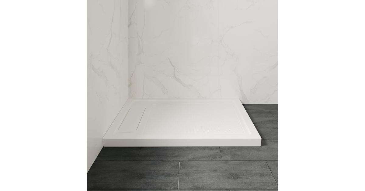 Ove Decors 15SSB-483648-WHTWM Adena 48" x 36" Rectangular Shower Base ...
