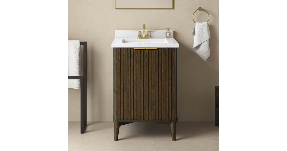 Ove Decors 15VVA-BER324-203EV Gabi 24" Free Standing Single Basin ...