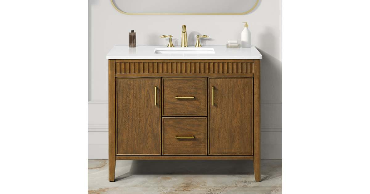 Ove Decors 15VVA-JULI42-181EV Juliette 42" Free Standing Single Basin ...