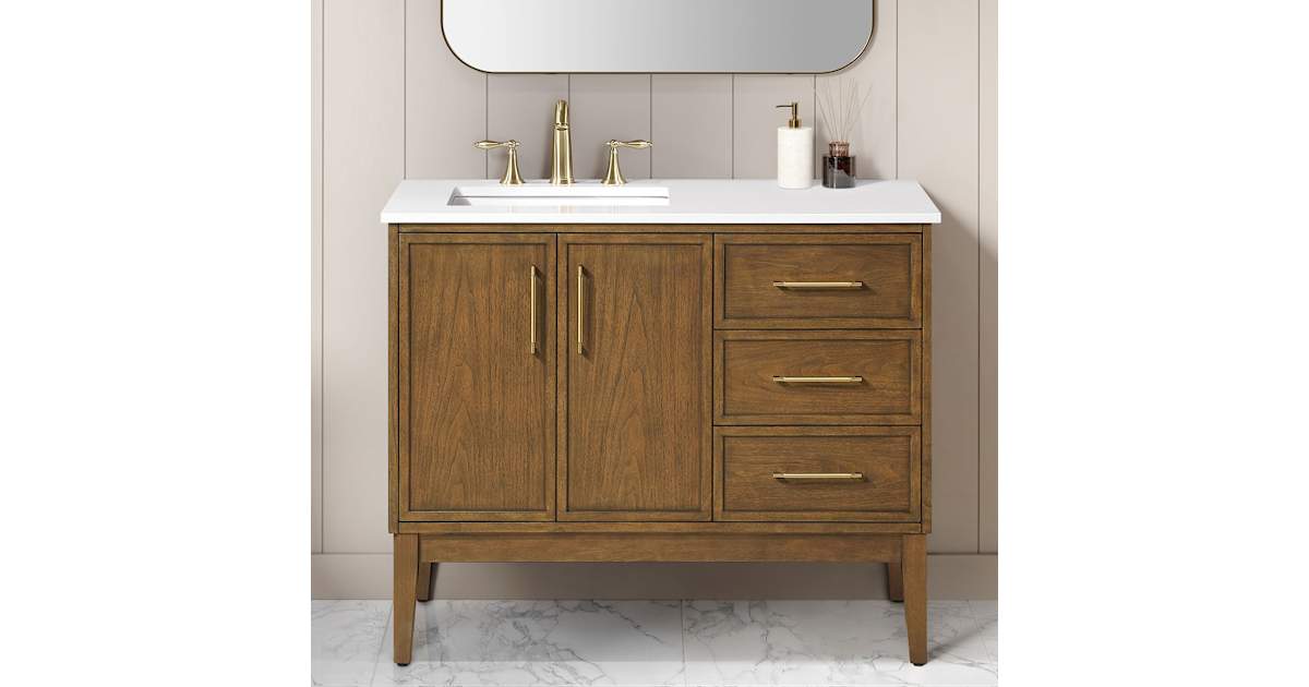 Ove Decors 15VVA-KIRA42-181EV Kira 42" Free Standing Single Basin ...
