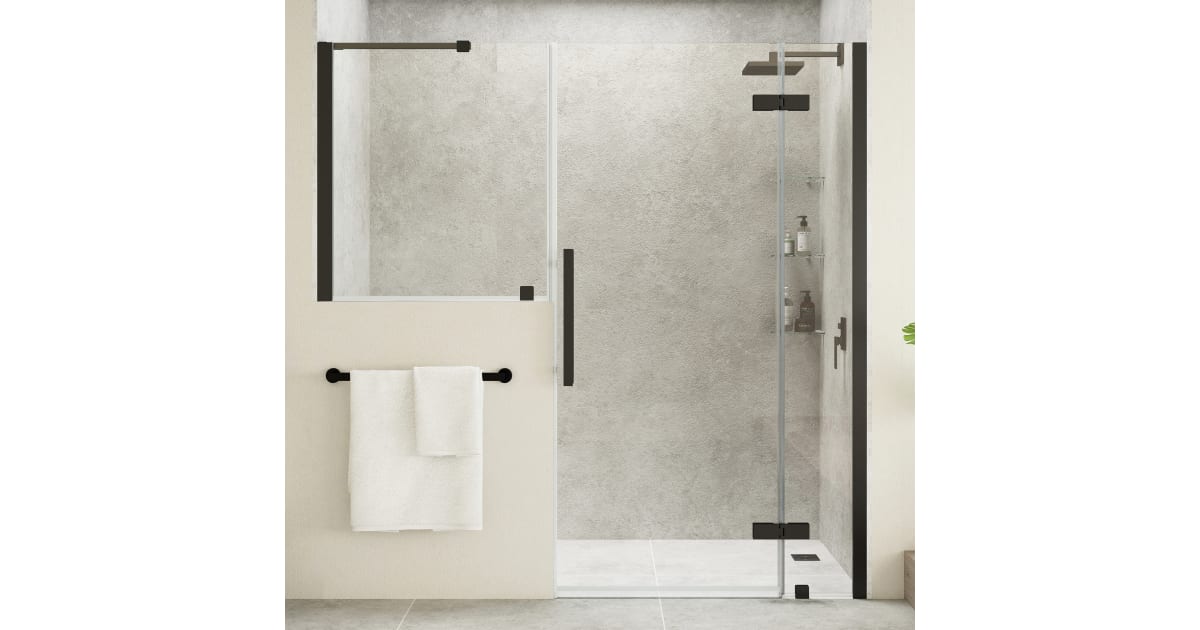 Ove Decors TA13A0401 Endless 72" High x 68-1/8" Wide Hinged Semi ...