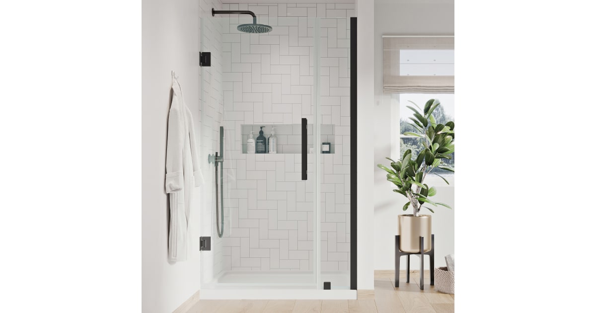 Ove Decors TP02104H0 Endless 72" High x 38" Wide Hinged Semi Frameless ...