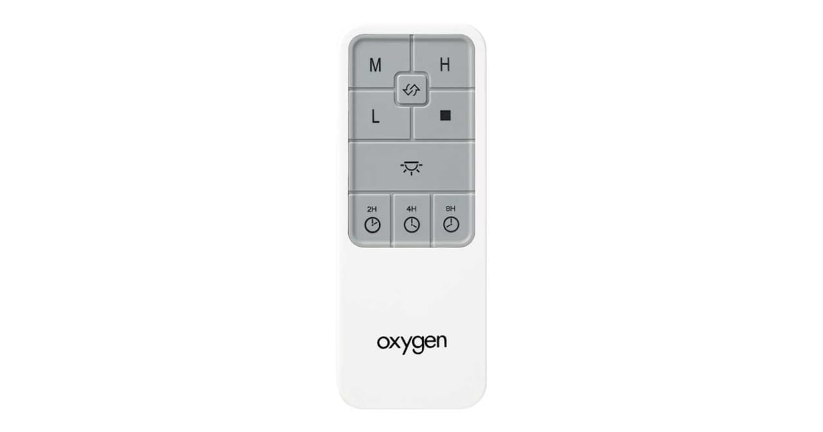 Oxygen Lighting 3-8-1000-0 Oslo Remote Control for Oxygen Lighting Fans ...