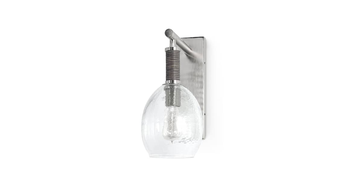Palecek 2462-79 Bronson 15" Tall Wall Sconce | Build.com