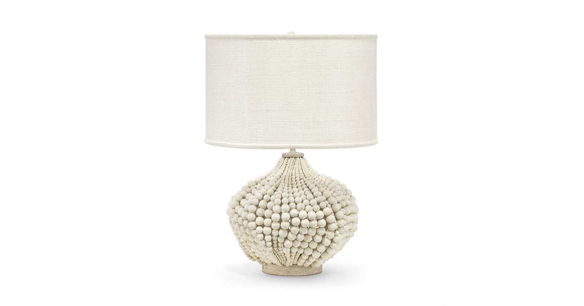 Palecek 2593-86 Point Dume 31" Tall Buffet Table Lamp | Ferguson Home
